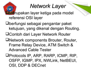 Lapisan protokol jaringan | PPT