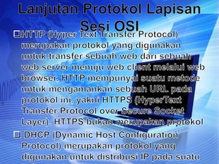 Lapisan sesi osi | PPTX