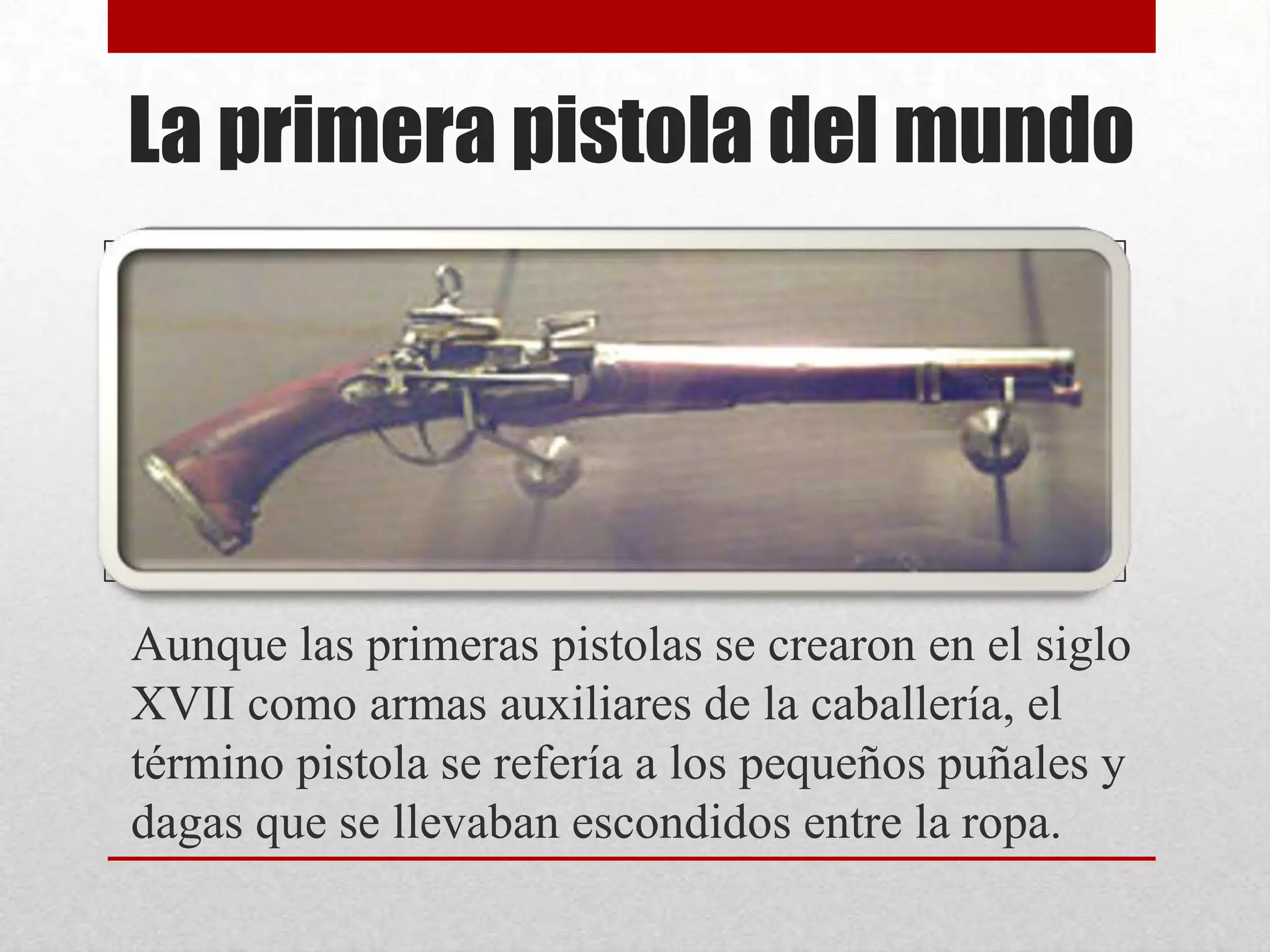 La pistolas | PPT