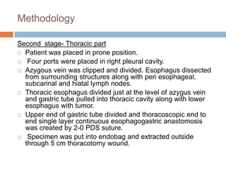 Laparoscopic Ivor Lewis Esophagectomy | PPTX