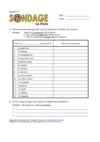 La pizza | PDF
