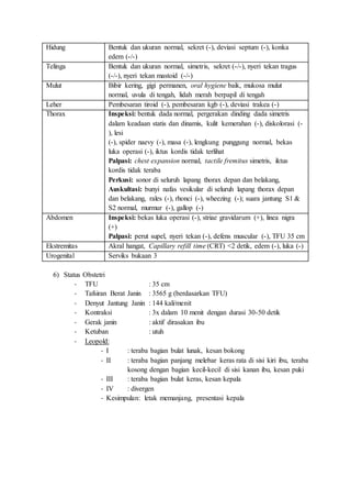 Anemia pada kehamilan (Pembimbing : dr. Arie Widiyasa, spOG | DOCX