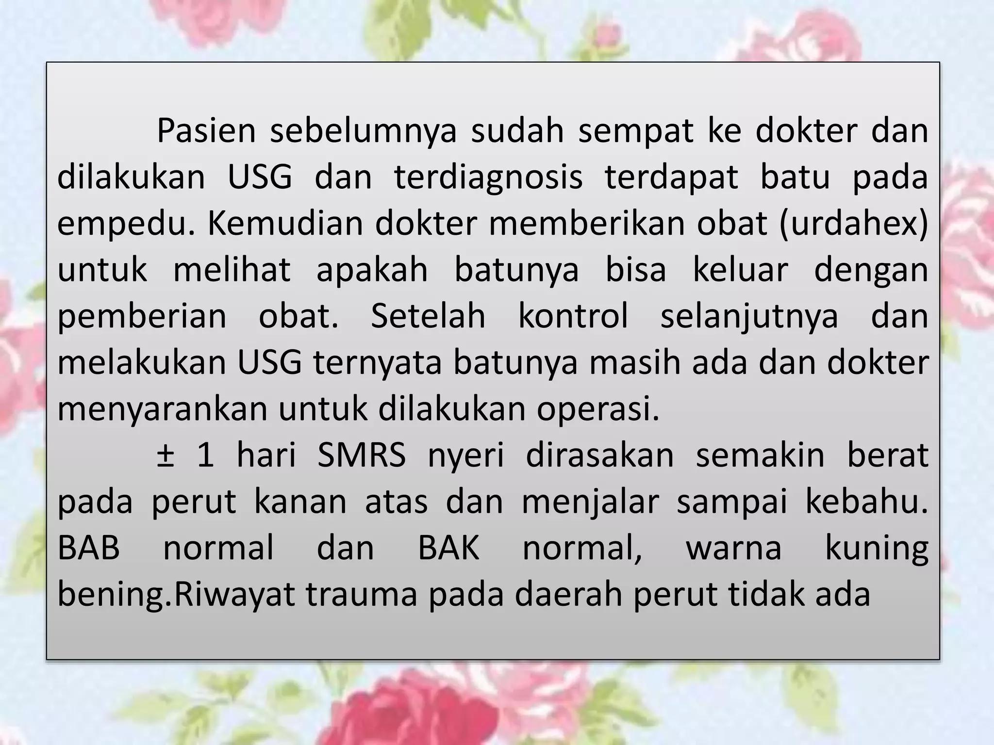 Lapkas colelithiasis | PPTX