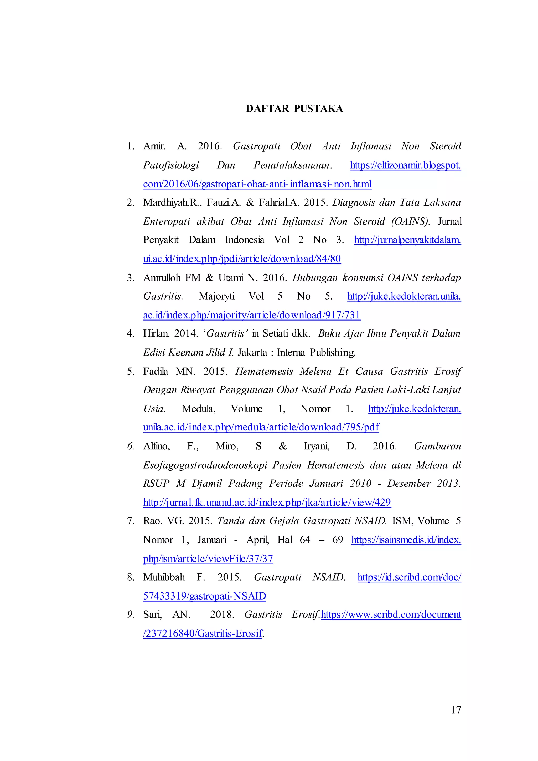 Lapkas gastropati nsaid | DOCX