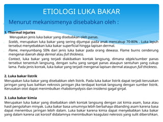 LAPORAN KASUS RUMAH SAKIT TENTANG LUKA BAKAR | PPTX