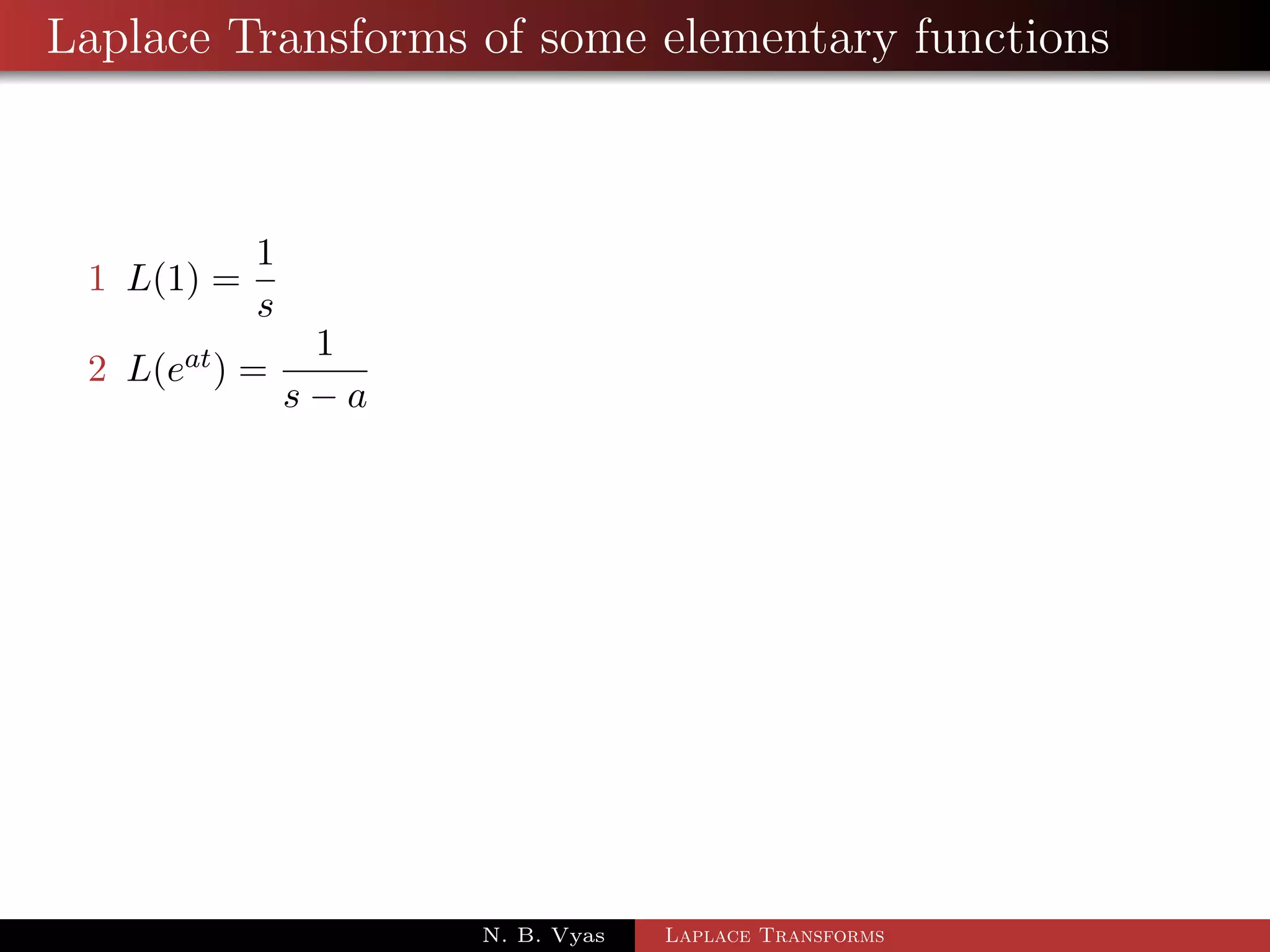 Laplace Transforms | PDF