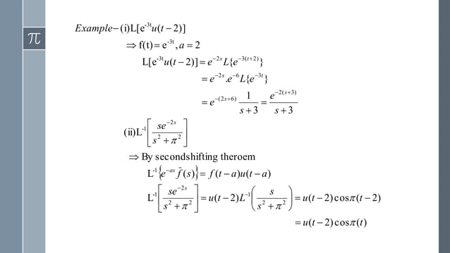 Laplace transform and its application | PPTX