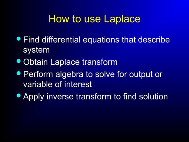 Laplace | PPT
