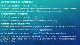Laplace Transform and its applications | PPTX