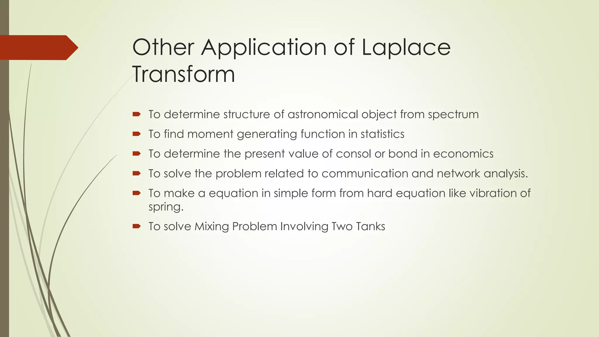 Laplace Transformation & Its Application | PPTX