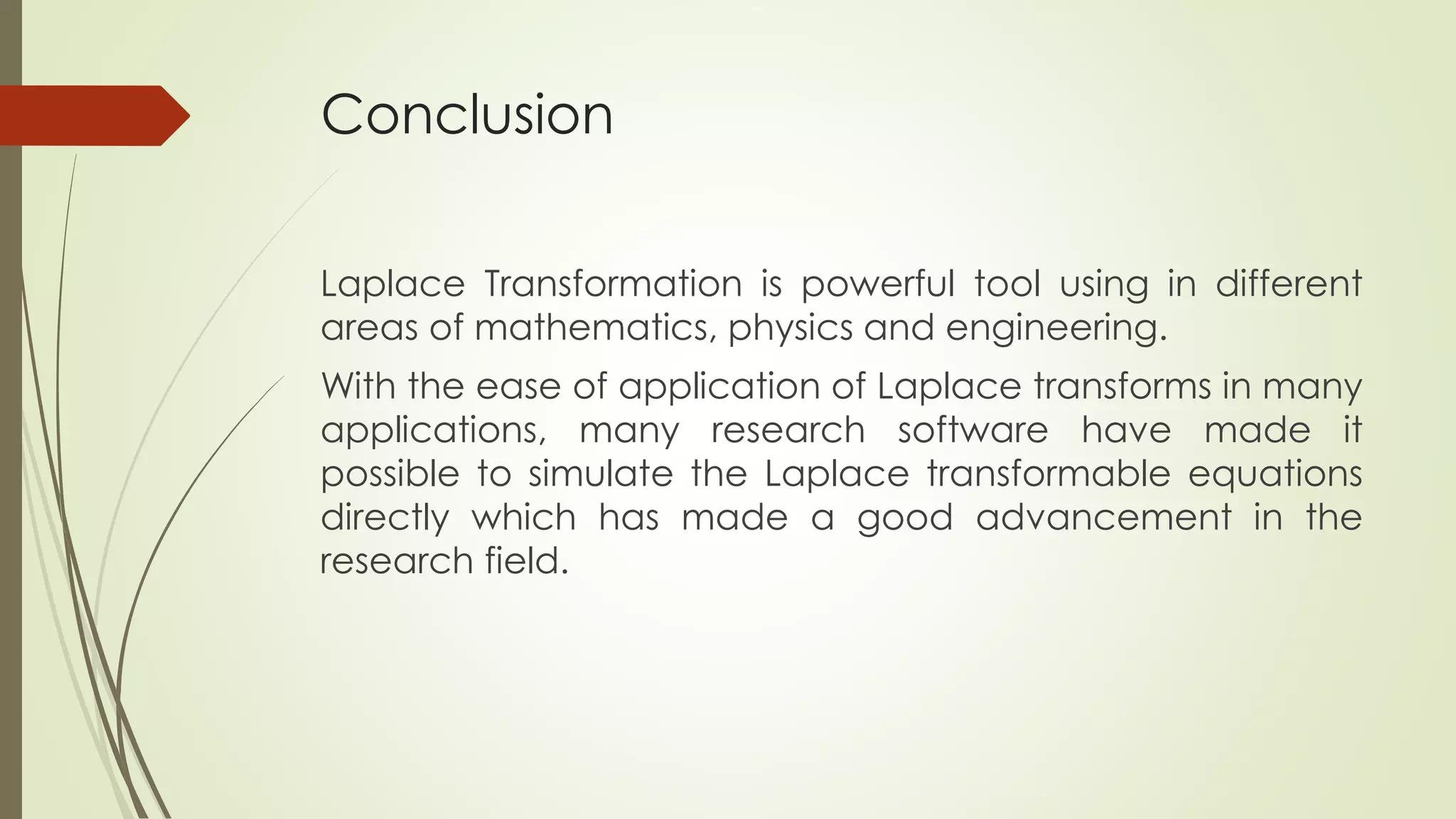 Laplace Transformation & Its Application | PPTX