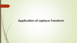 Laplace Transformation & Its Application | PPTX