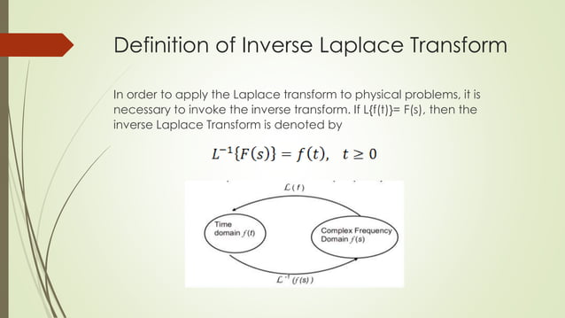 Laplace Transformation & Its Application | PPTX