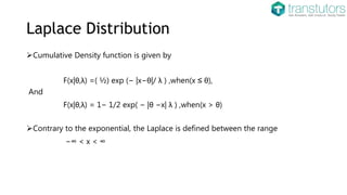 Laplace Distribution | Statistics | PPTX