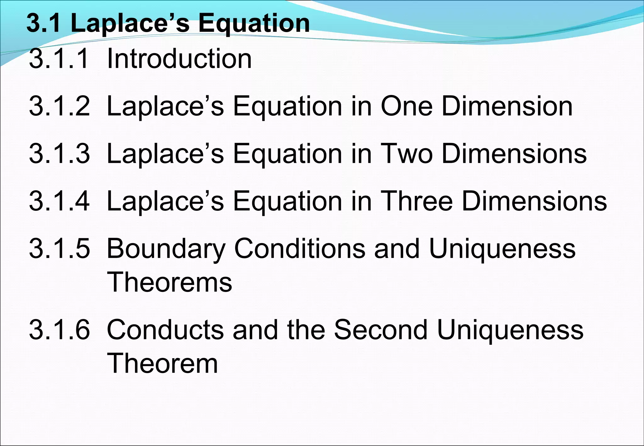 Laplace equation | PPT