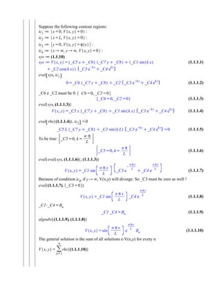 Laplace equation in Maple | PPTX