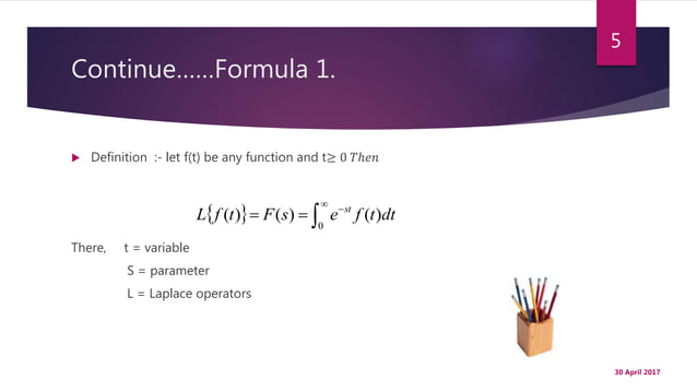 Laplace formula | PPTX