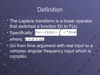 Laplace transform | PPT