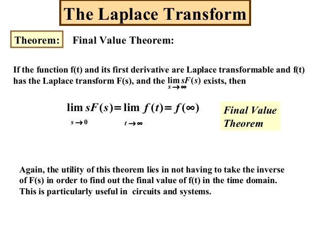 Laplace transform