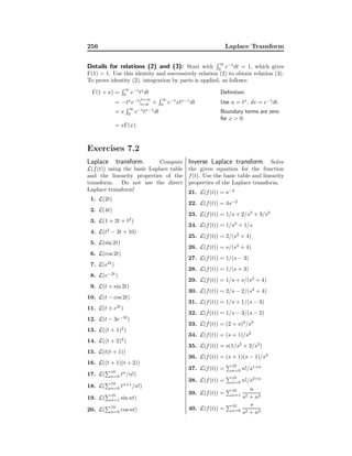 Laplace transform | PDF