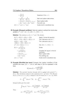 Laplace transform | PDF