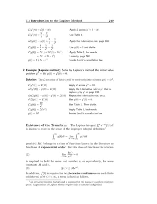Laplace transform | PDF