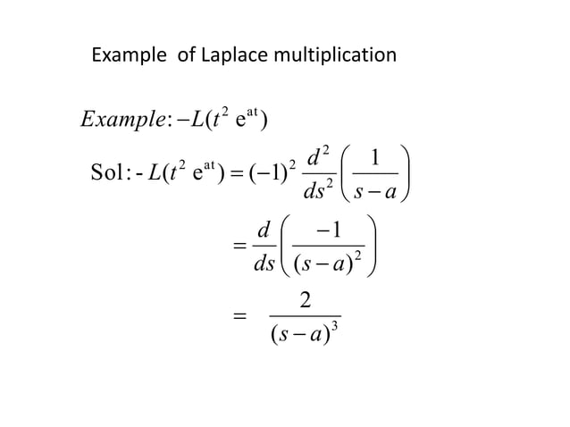 Laplace transform | PPTX | Science
