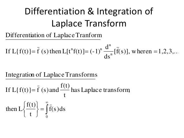 Laplace transform