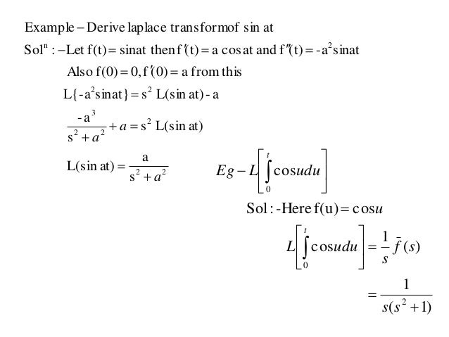 Laplace transform