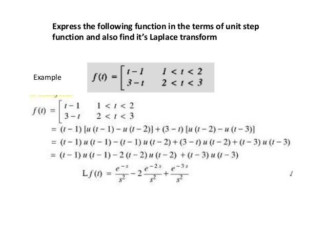 Unit Step Function Laplace Calculator | Peatix