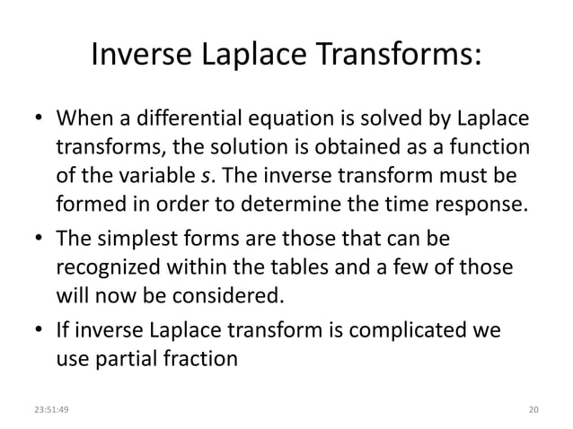 Laplace transform | PPTX | Geography | Science