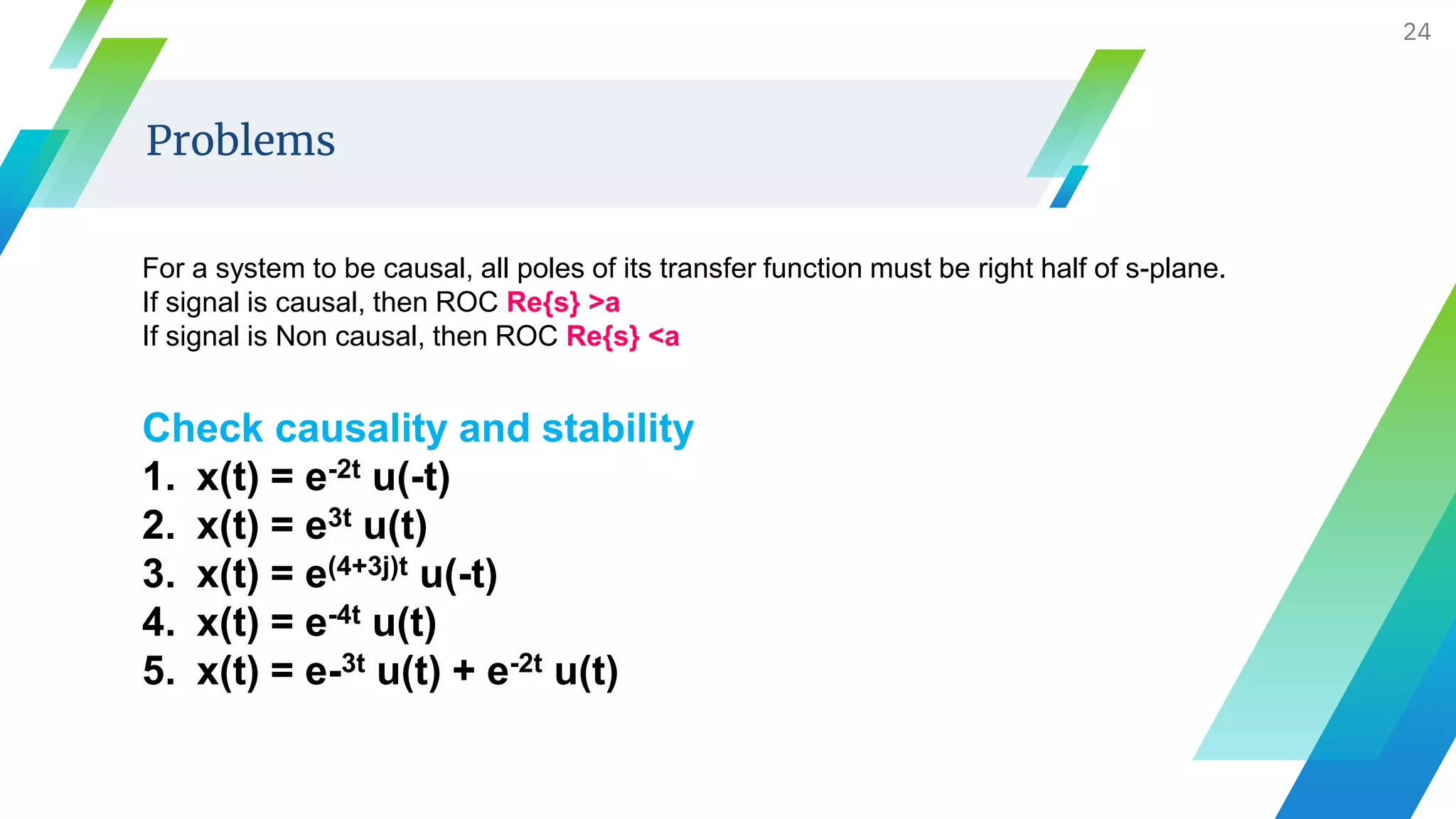EC8352-Signals and Systems - Laplace transform | PPTX