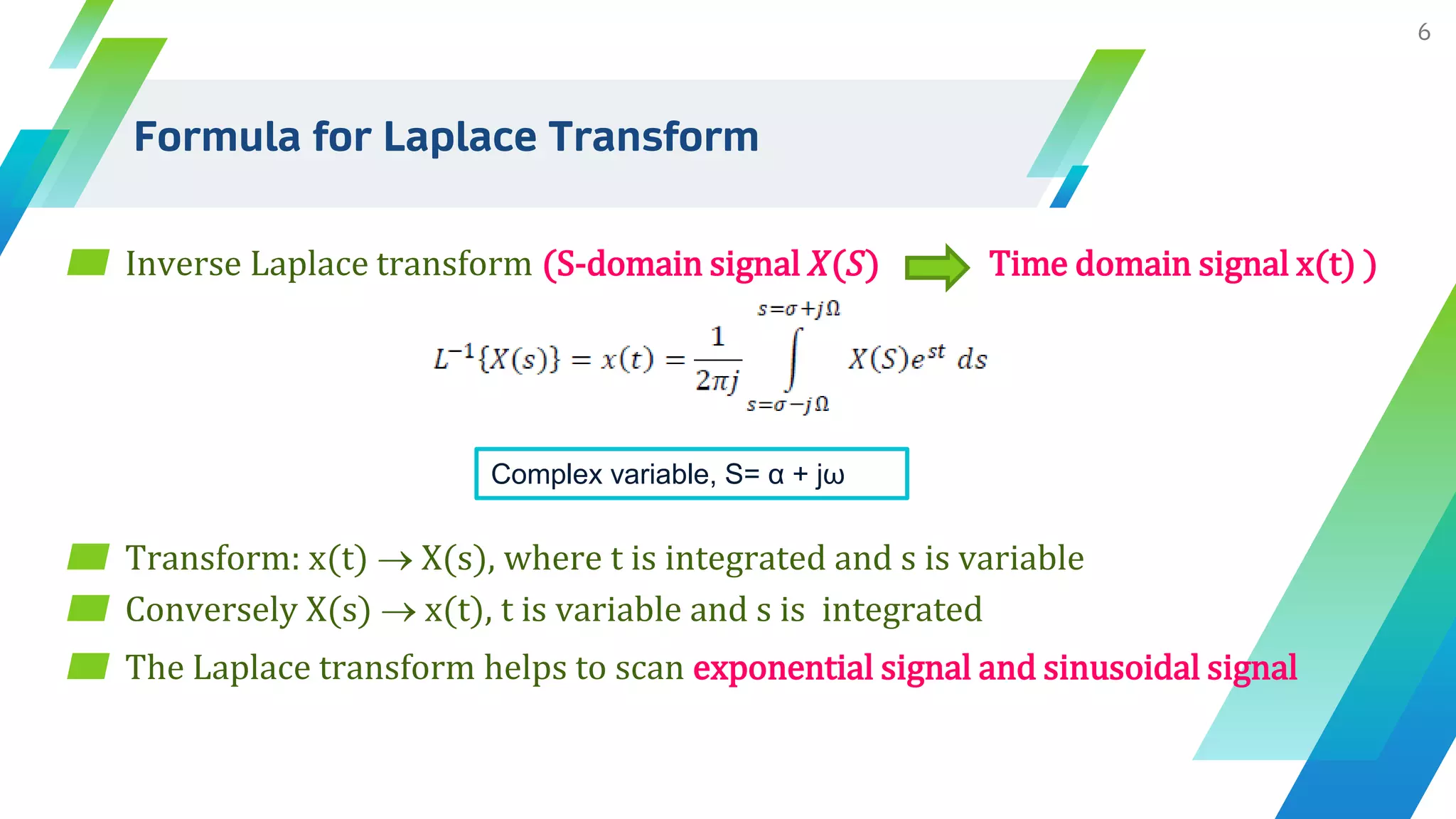 EC8352-Signals and Systems - Laplace transform | PPTX