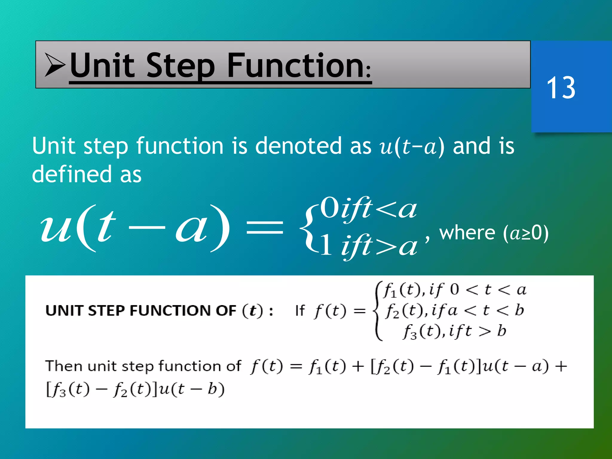 PROPERTIES OF LAPLACE TRANSFORM | PPTX