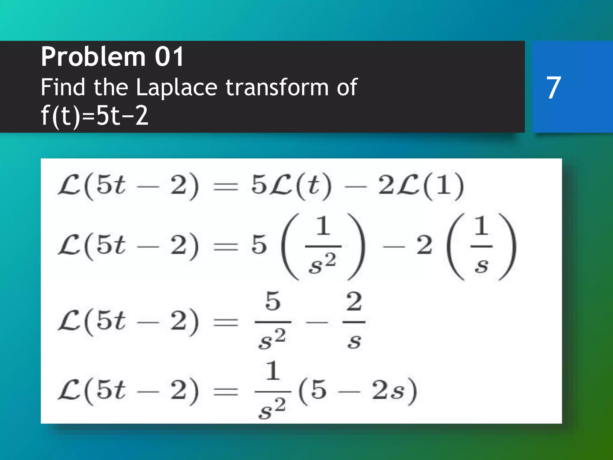 PROPERTIES OF LAPLACE TRANSFORM | PPTX