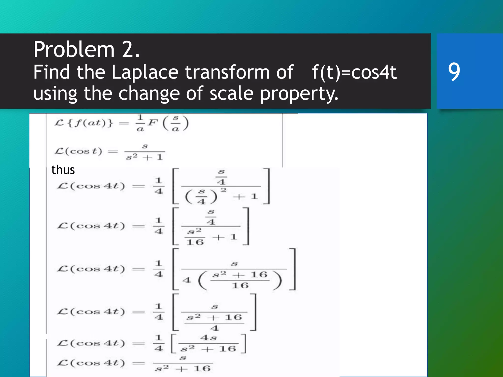 PROPERTIES OF LAPLACE TRANSFORM | PPTX