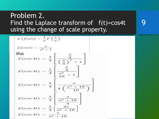 PROPERTIES OF LAPLACE TRANSFORM | PPTX