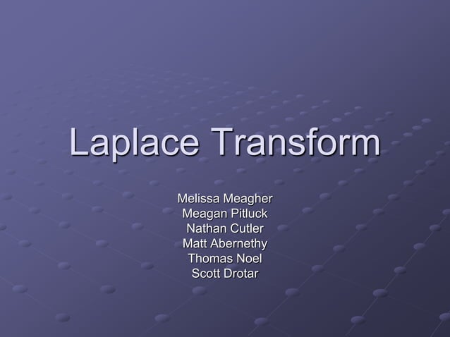 Laplace Transformation.ppt