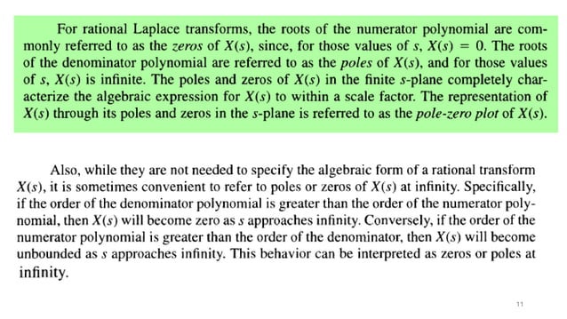 Laplace Transform in signal and system slide | PDF