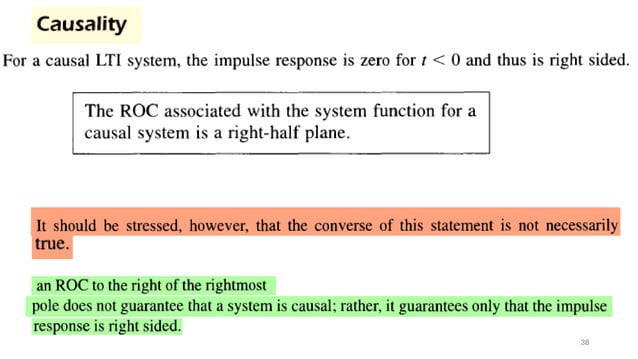 Laplace Transform in signal and system slide | PDF