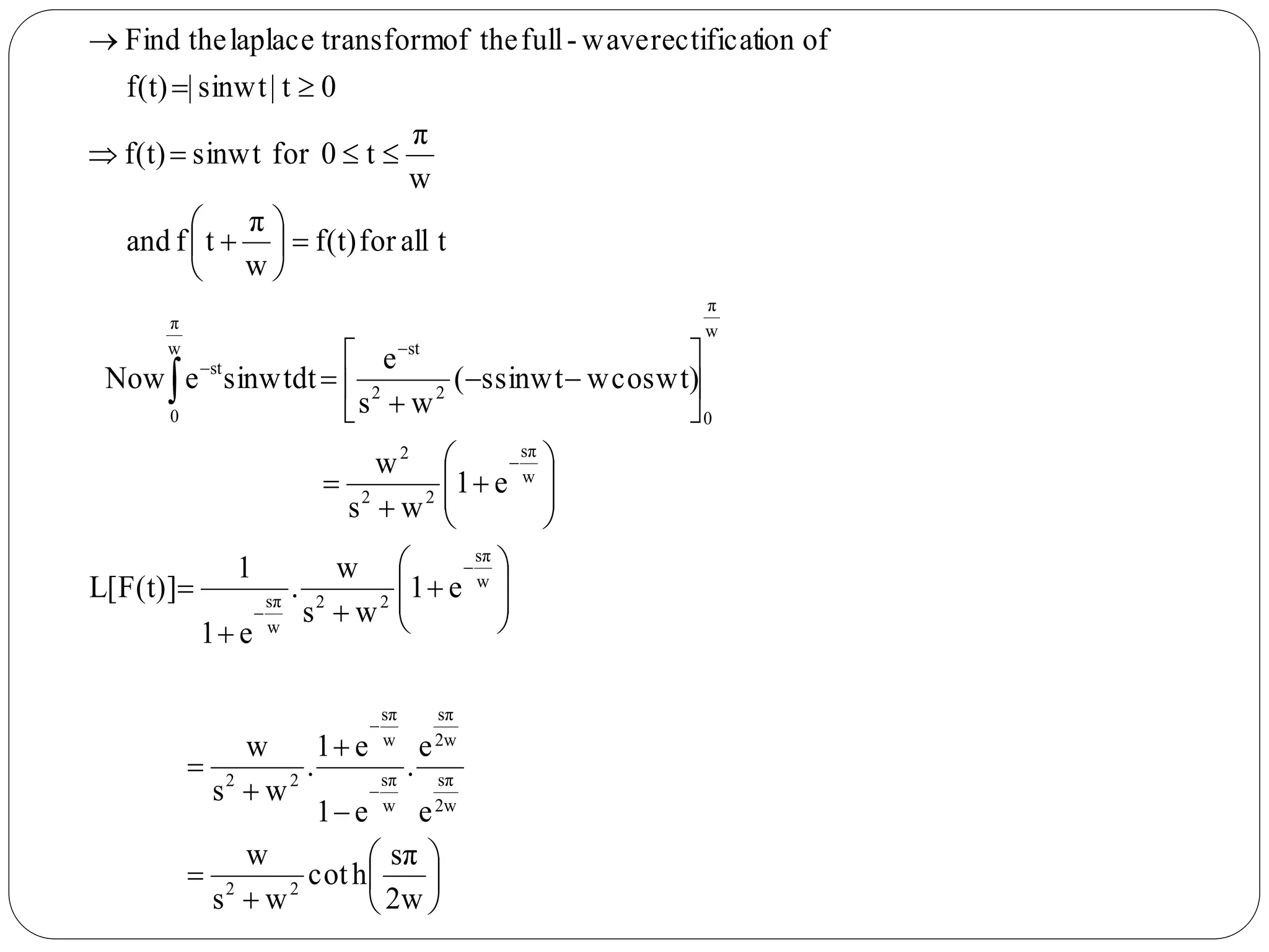 Laplace transform and its applications | PPTX | Physics | Science