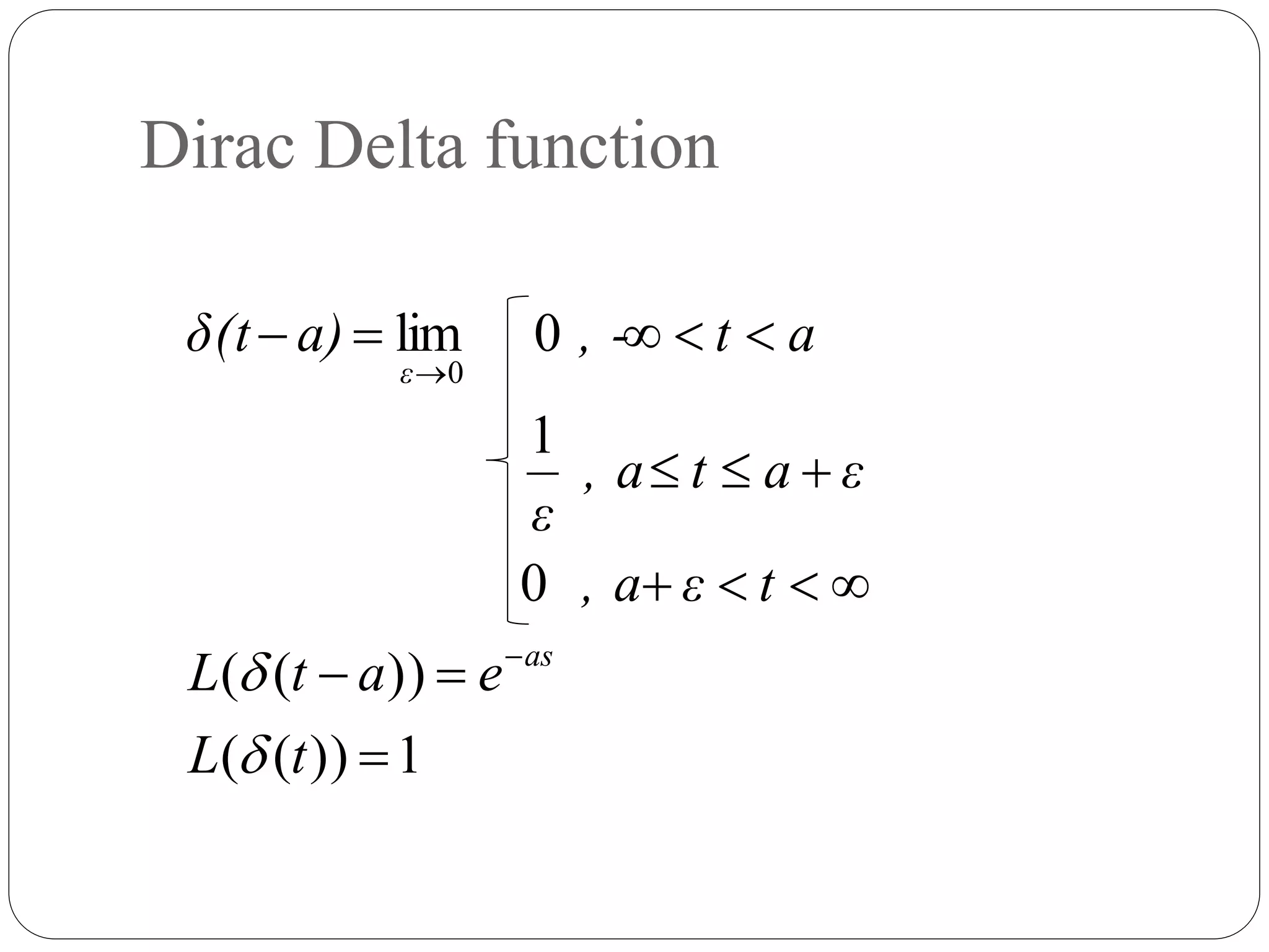 Laplace transform and its applications | PPTX | Physics | Science