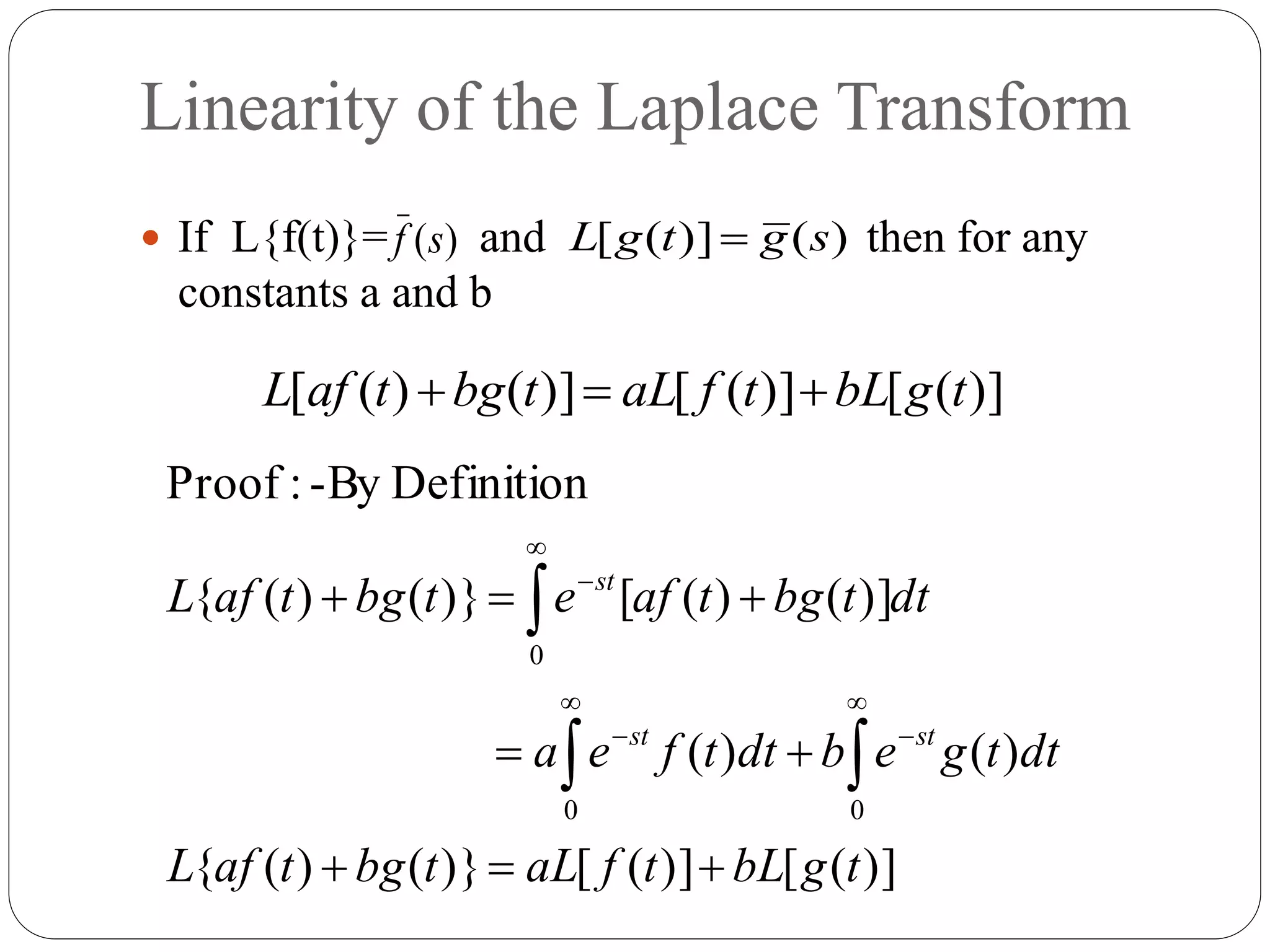 Laplace transform and its applications | PPTX