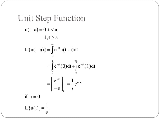 Laplace transform and its applications | PPTX | Physics | Science