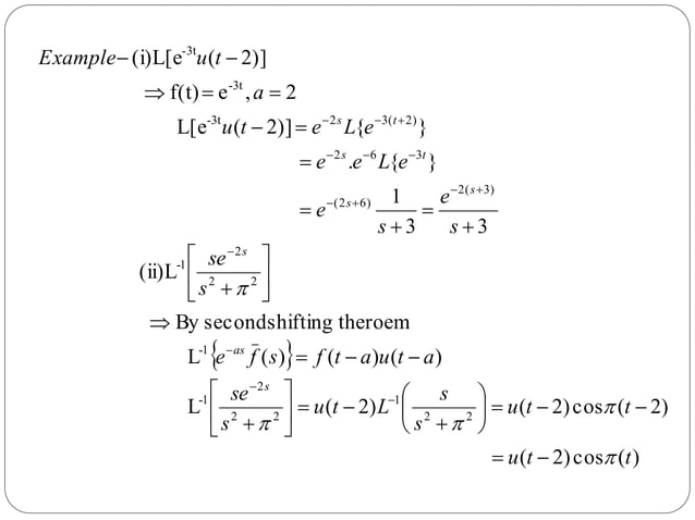 Laplace transform and its applications | PPTX | Physics | Science