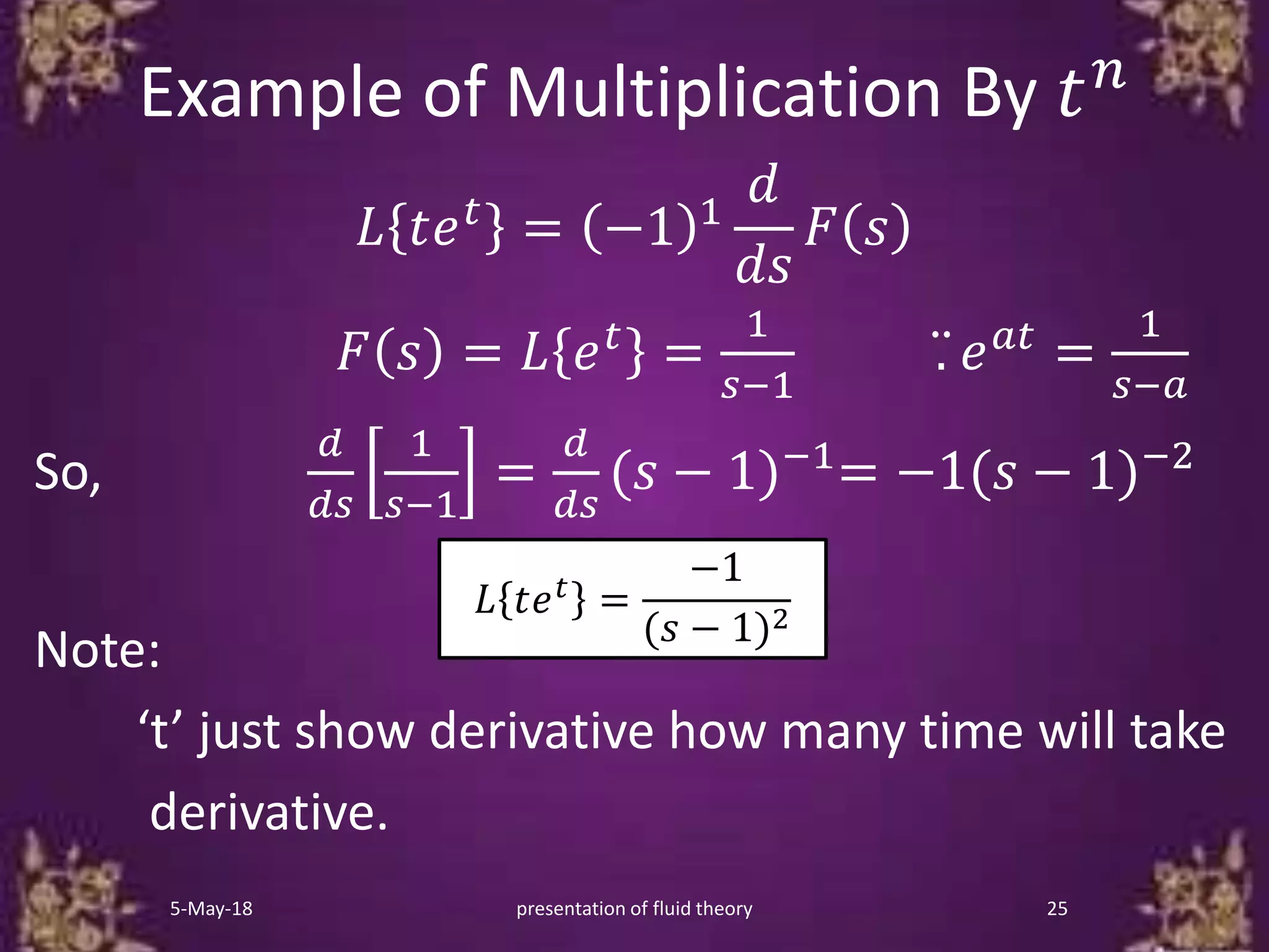 Laplace transformation | PPT