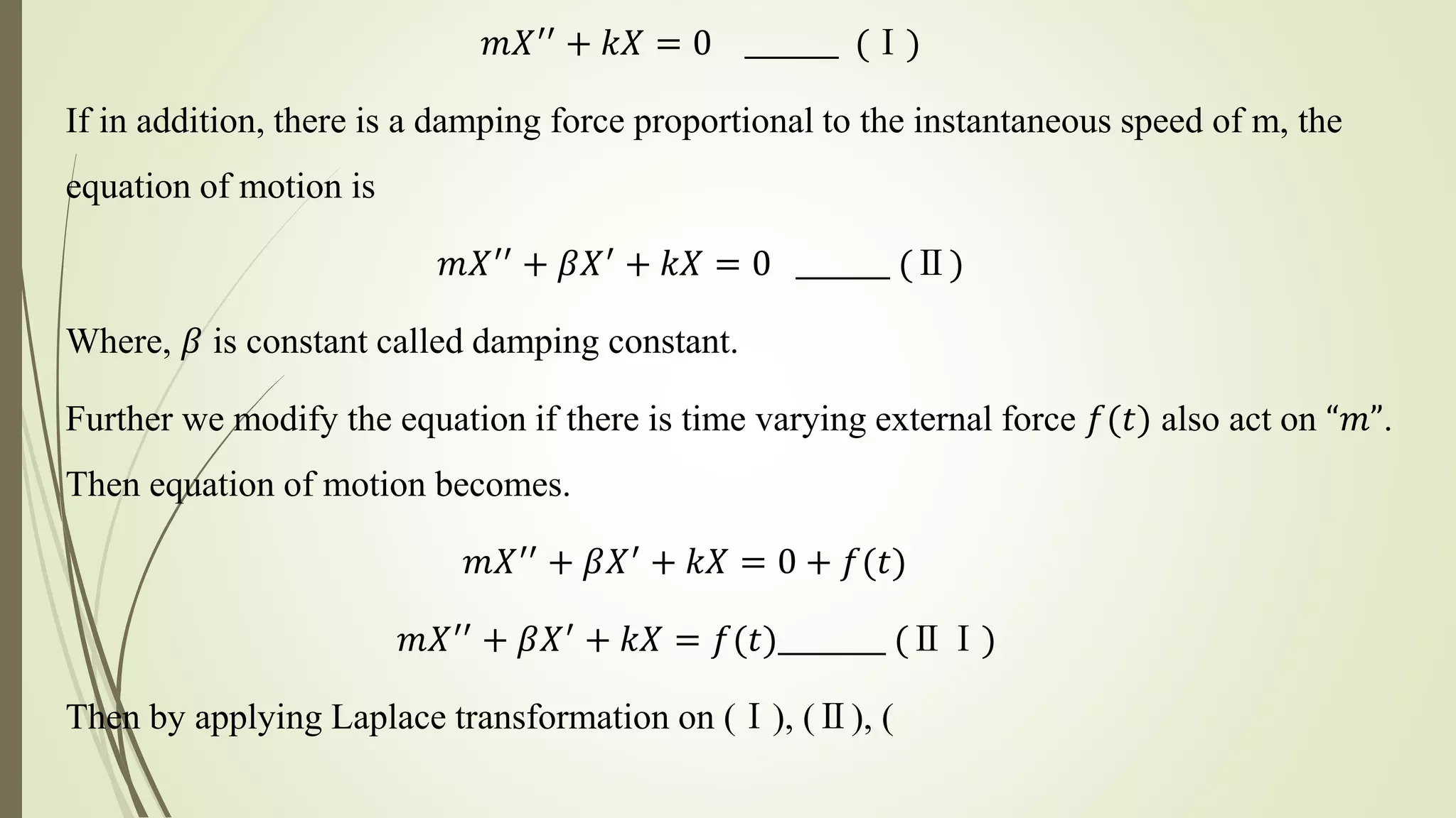 Laplace transformation | PPT