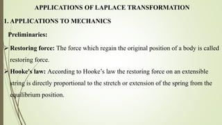 Laplace transformation | PPT