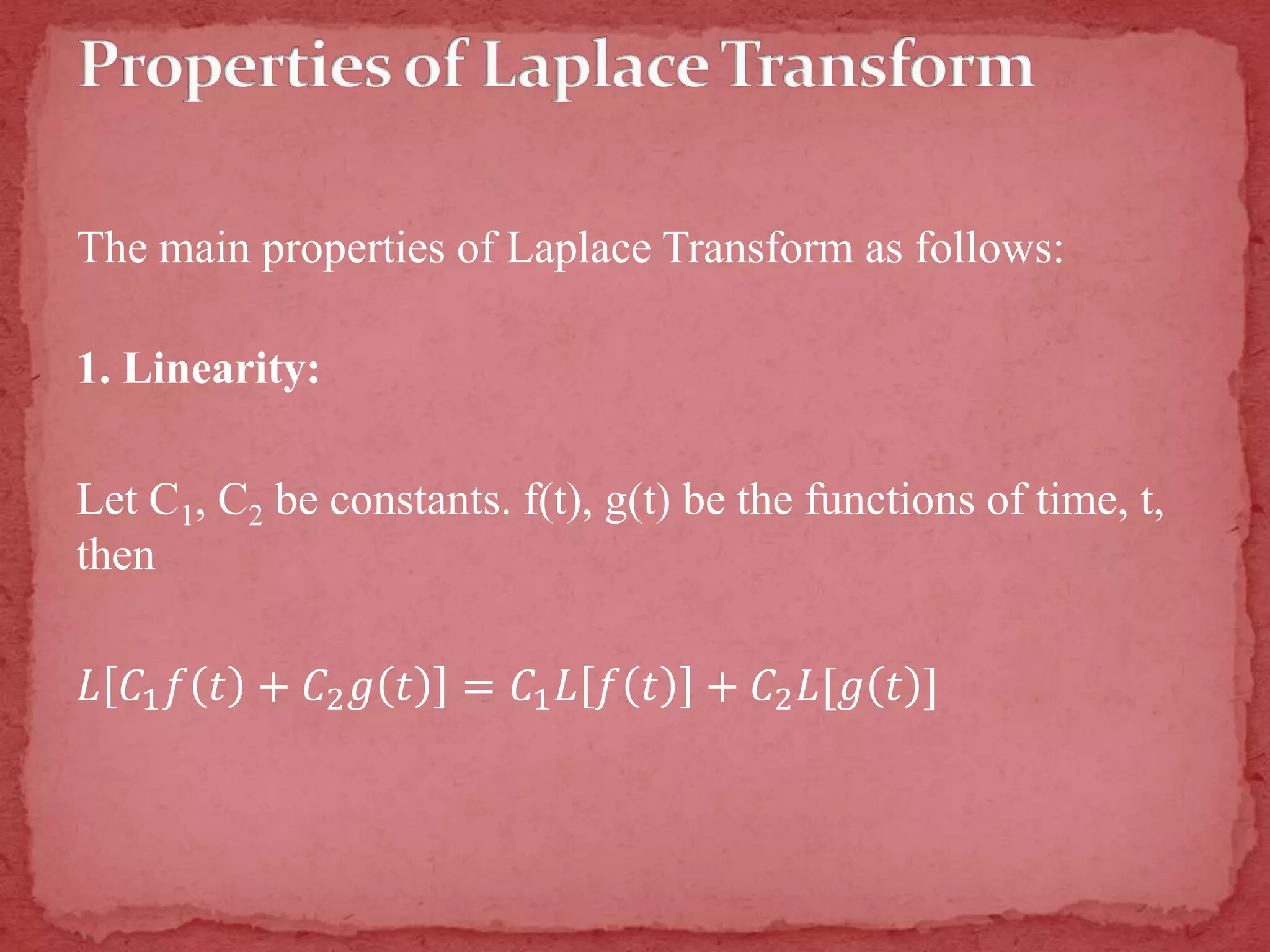 Laplace transformation | PPTX