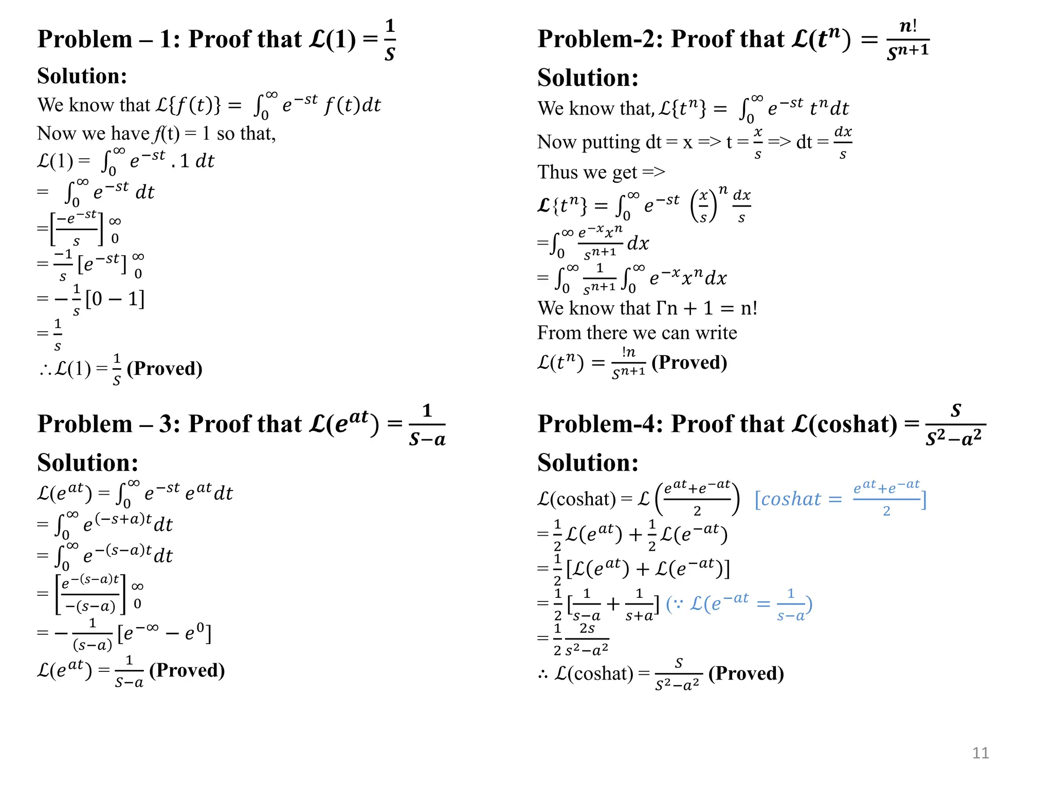 Laplace transformation and use case of Laplace Transformation in The Engineering Field | PPTX